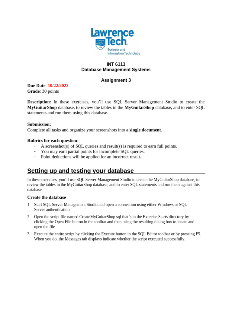 Assignment3 Completed File | PDF