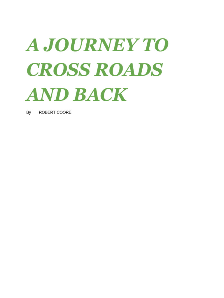 Cross Roads | PDF