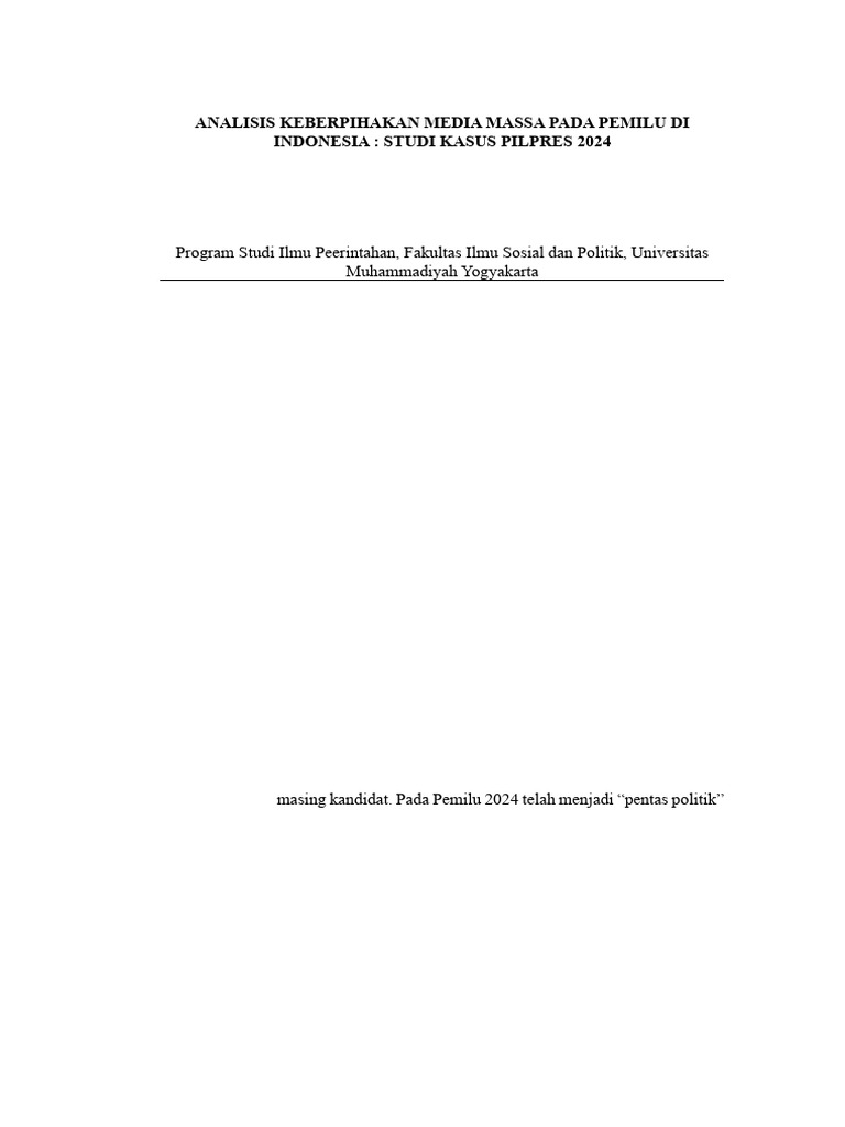 PAPER Kelompok 5A Ekonomi Politik | PDF