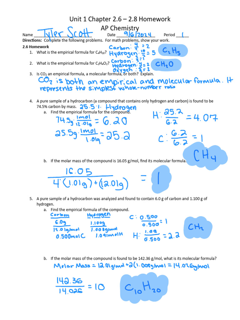 Unit+1+Ch +2 6-2 8+HW+AP+2025 | PDF
