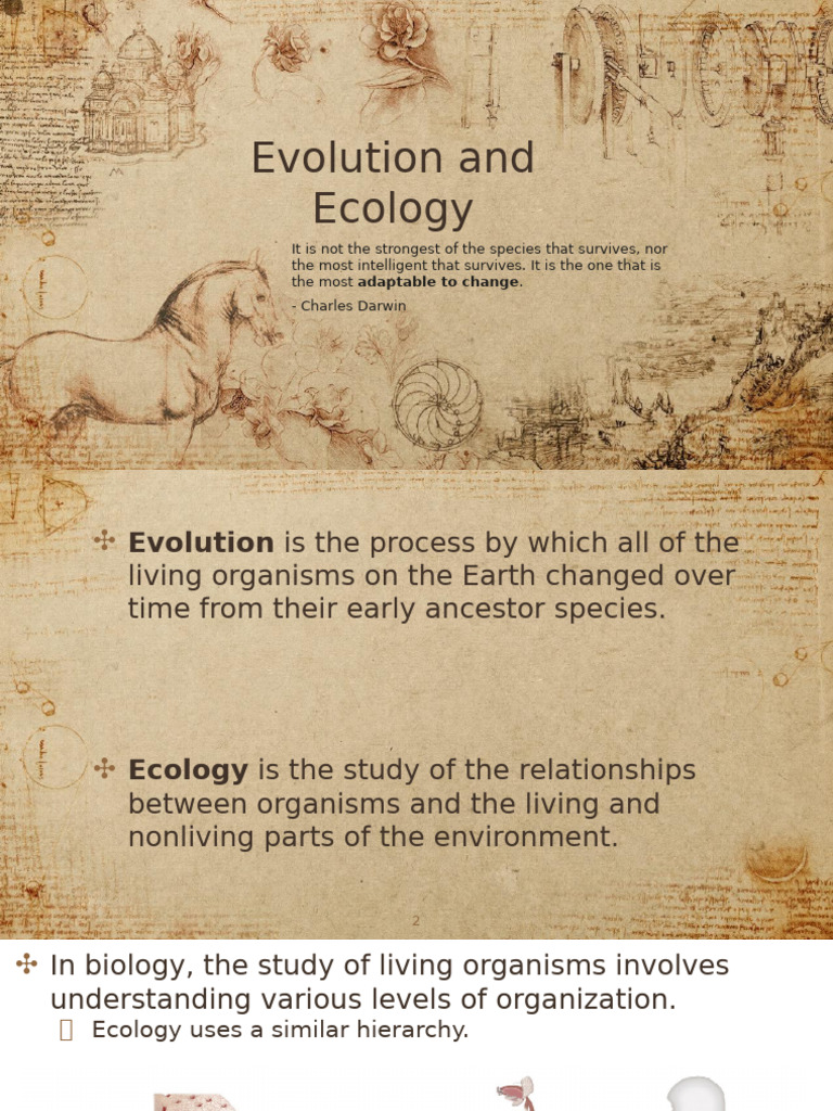 Evolution and Ecology | PDF