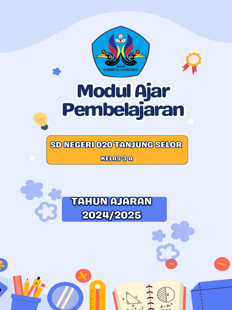 Cover Modul Pembelajaran - 1 | PDF