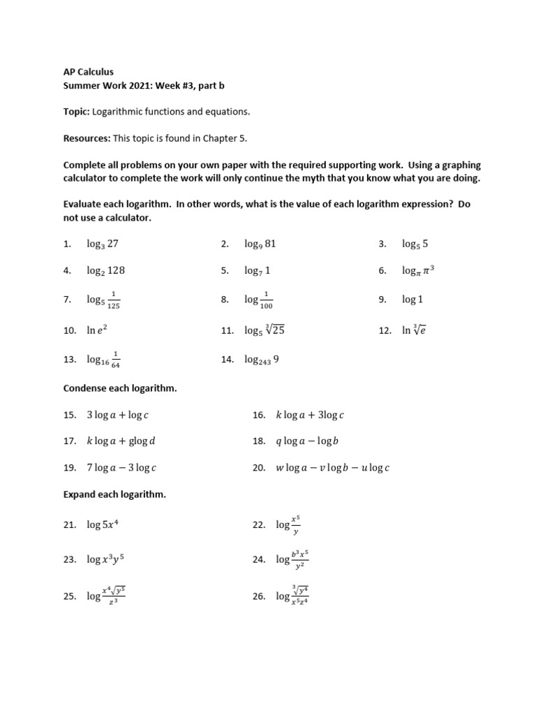 APC Summer 2021 Week 3b | PDF