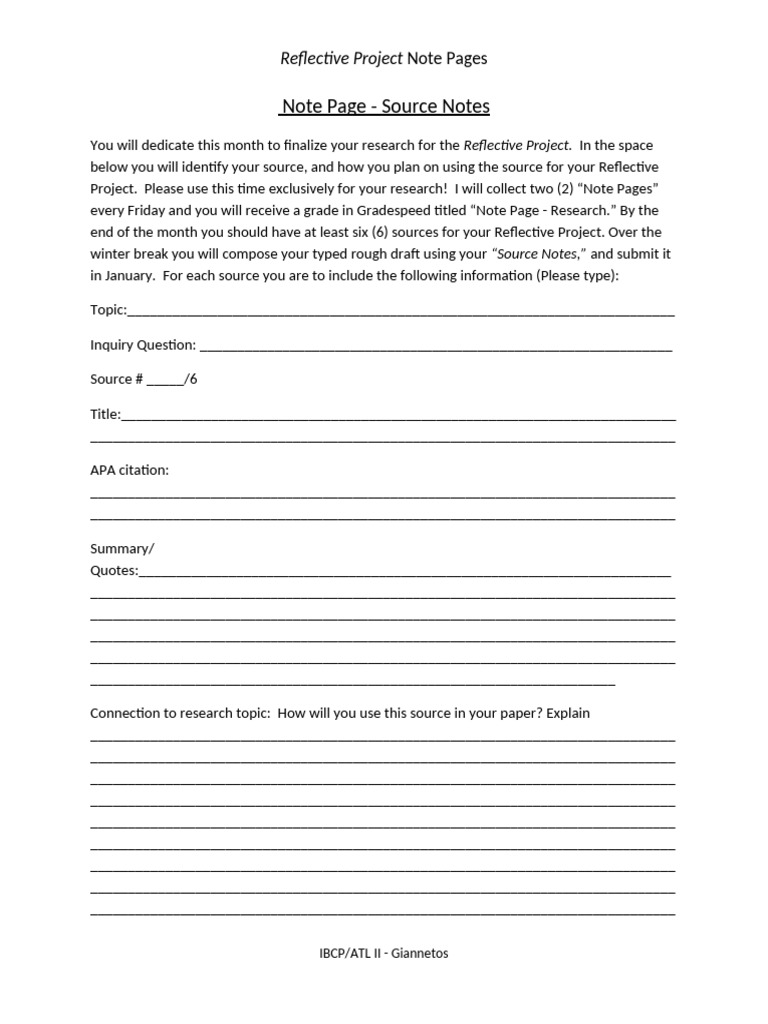 Source Note Page | PDF