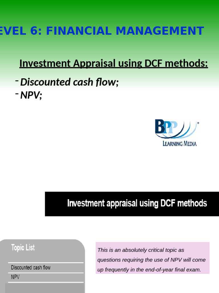 Week 1 IA Using DCF Methods | PDF