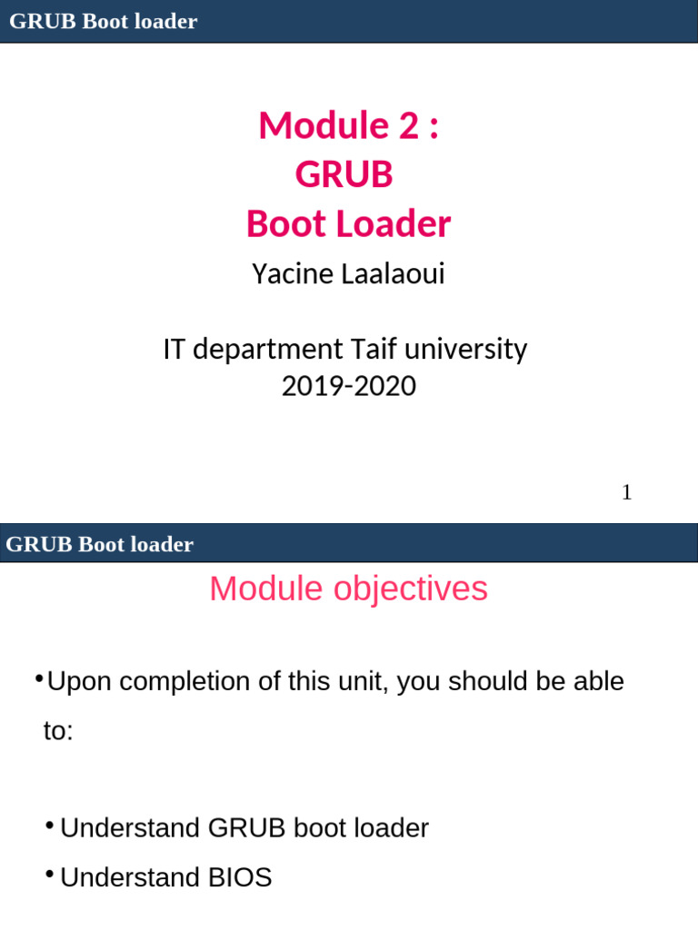 02 - GRUB Boot Loader | PDF