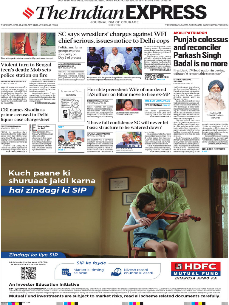 Delhi April 26 2023 | PDF