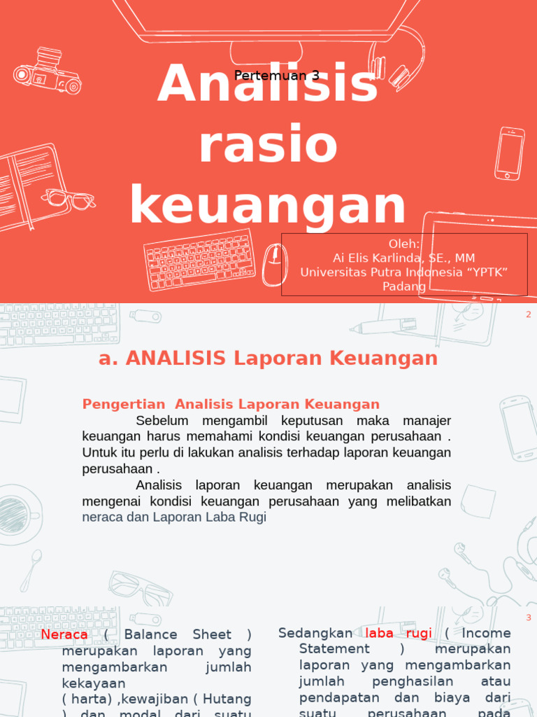 Pertemuan 3 Analisis Rasio Laporan Keuangan | PDF