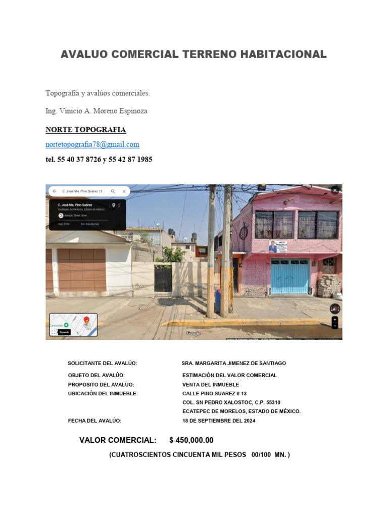 Impresion Avaluo | PDF