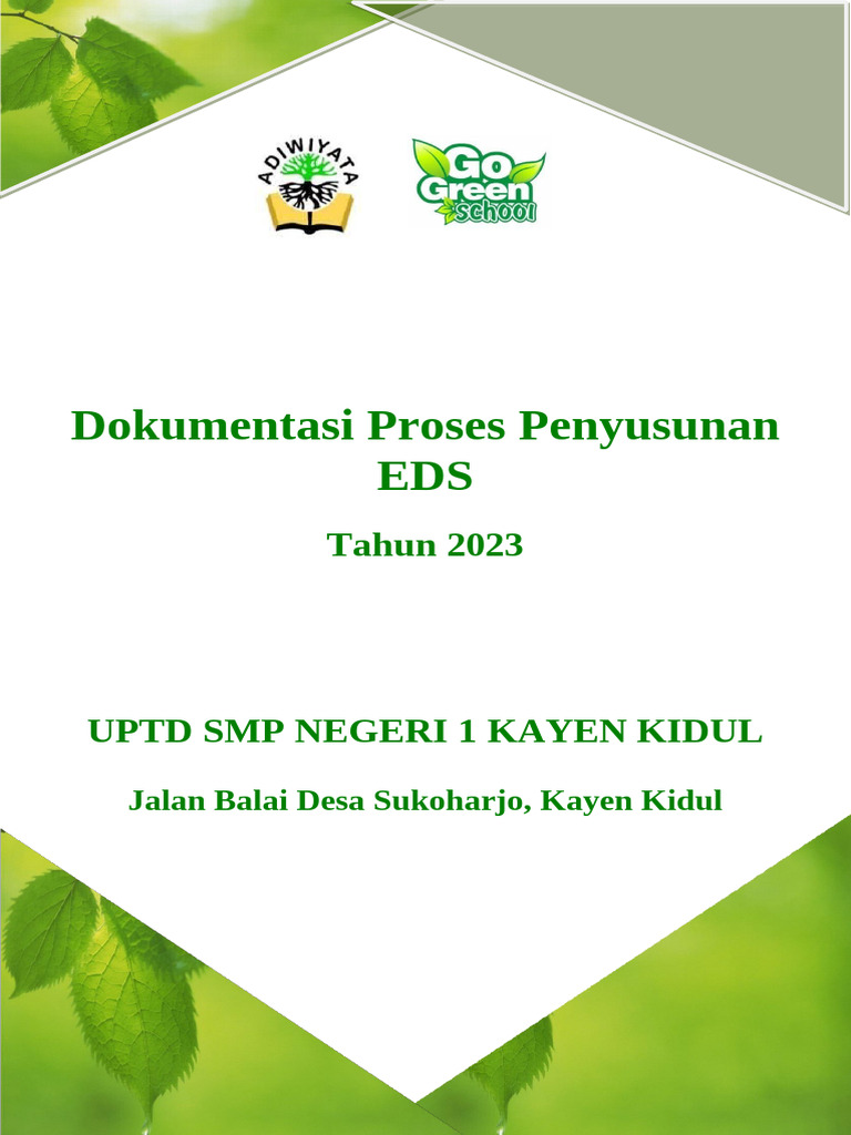 E. Dokumentasi Proses Penyusunan EDS | PDF