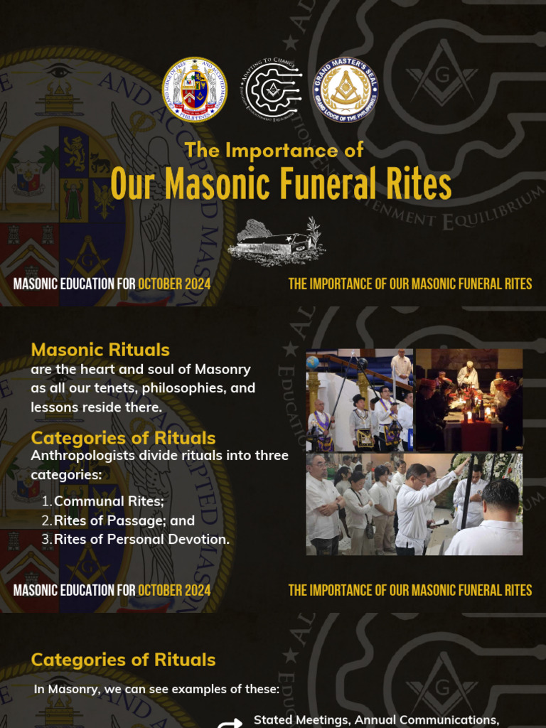 October 2024 Masonic Education Slides - Compressed - 1 | PDF