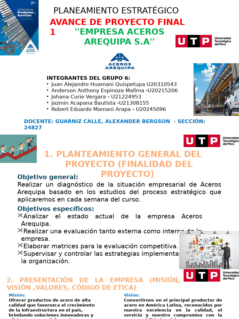 Avance 1 - Planeamiento | PDF
