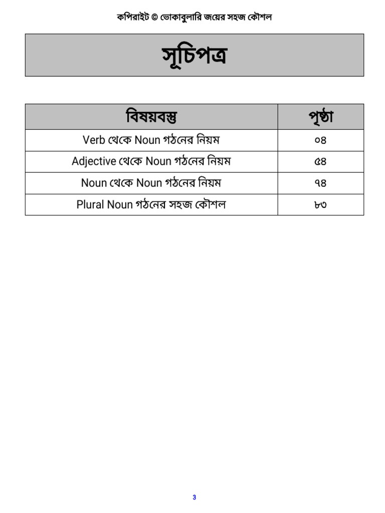 Noun PDF - Selected | PDF