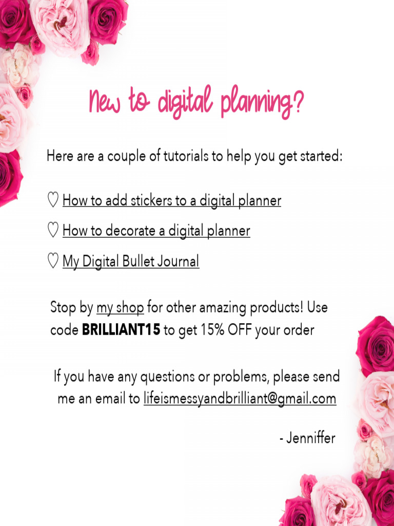 Digital Planner Tutorials | PDF