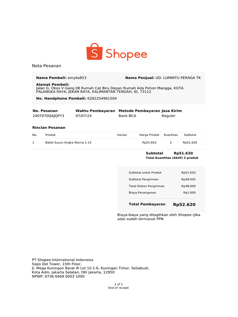 Invoice 49347297 Pdf
