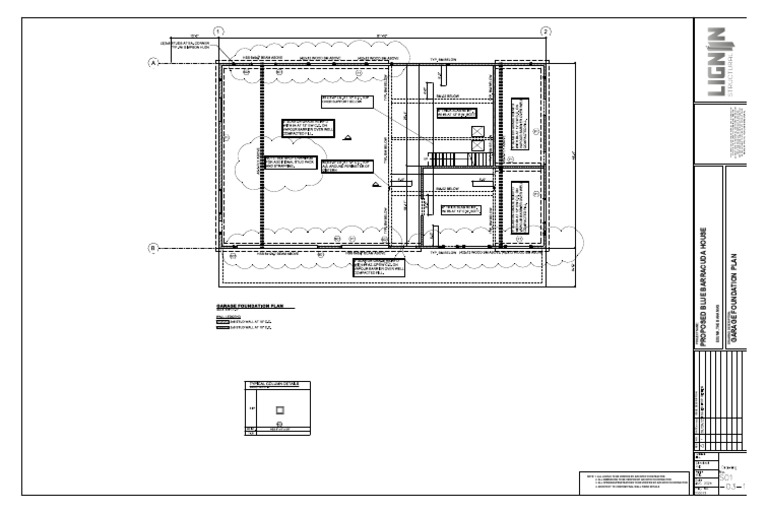 S01-03 - GARAGE FOUNDATION PLAN Rev.4 | PDF