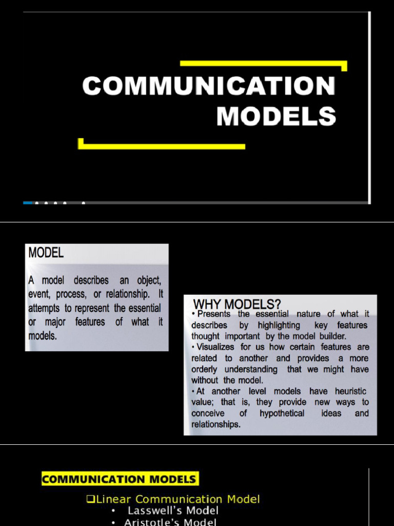 Models of Comm Media | PDF