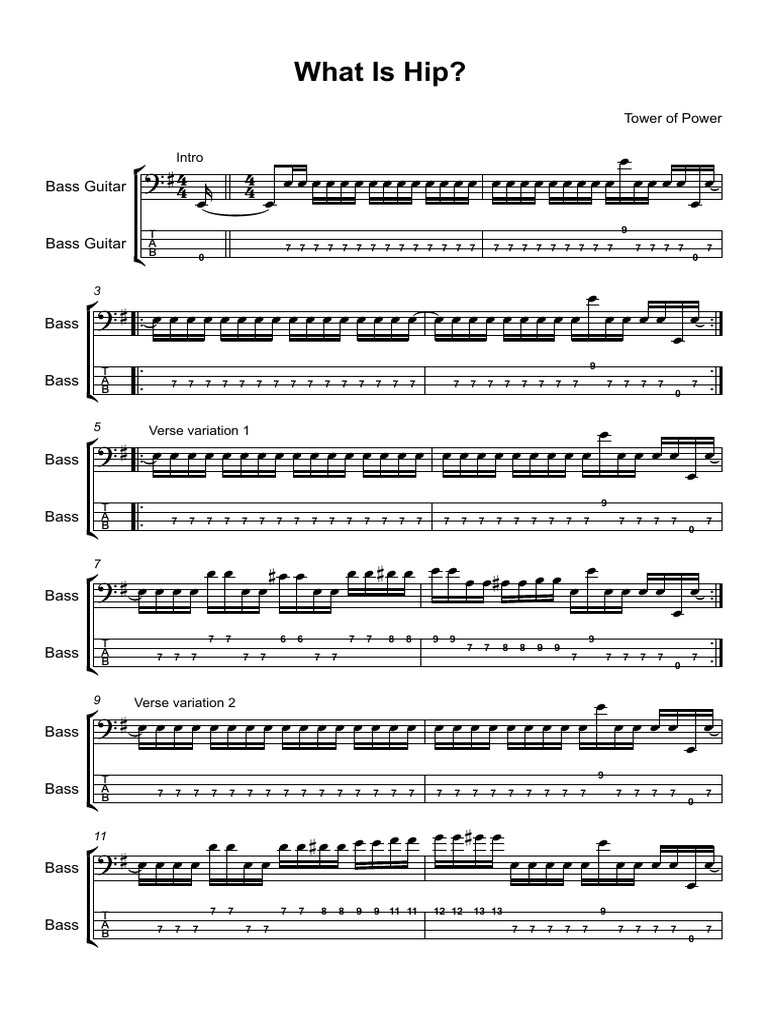 What Is Hip - Bass | PDF