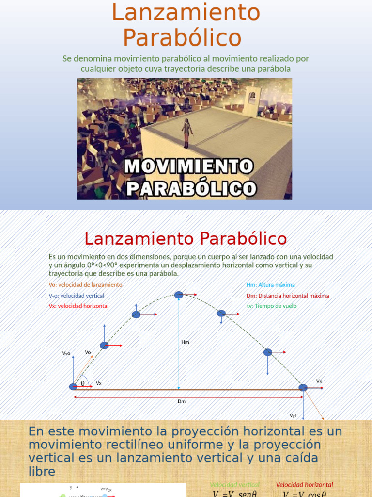 Lanzamiento Parabólico 2 Bach | PDF