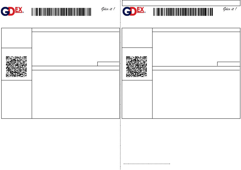 Reverse Gdex MY37211727617 | PDF