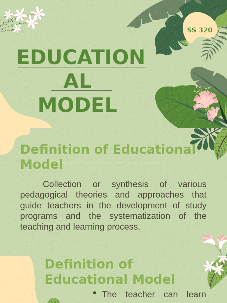 Educational Model | PDF
