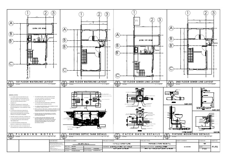 Sample Plumbing Plan | PDF