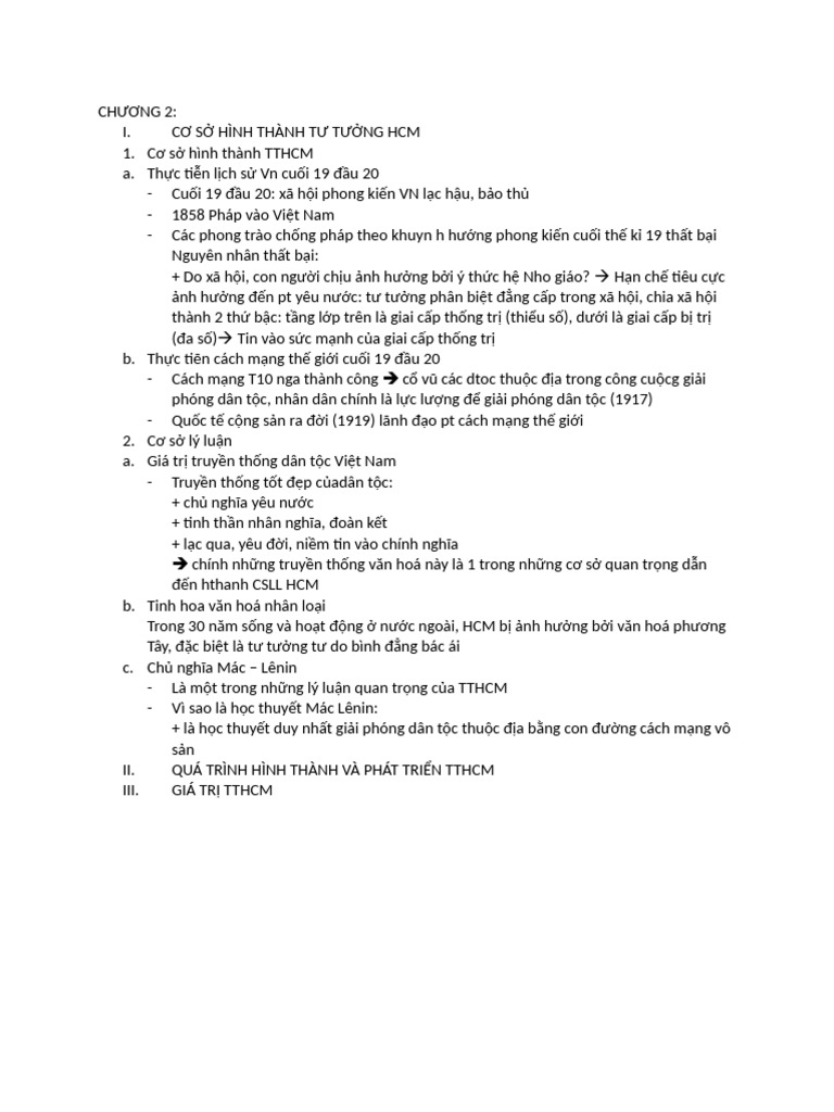 CHƯƠNG 2-TTHCM 27 Sep | PDF | Social Science