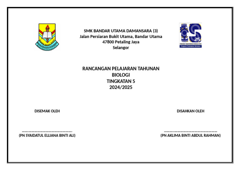 Cover Page RPT | PDF