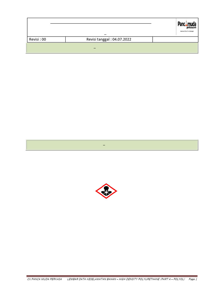 MSDS Polyol Blend-A | PDF