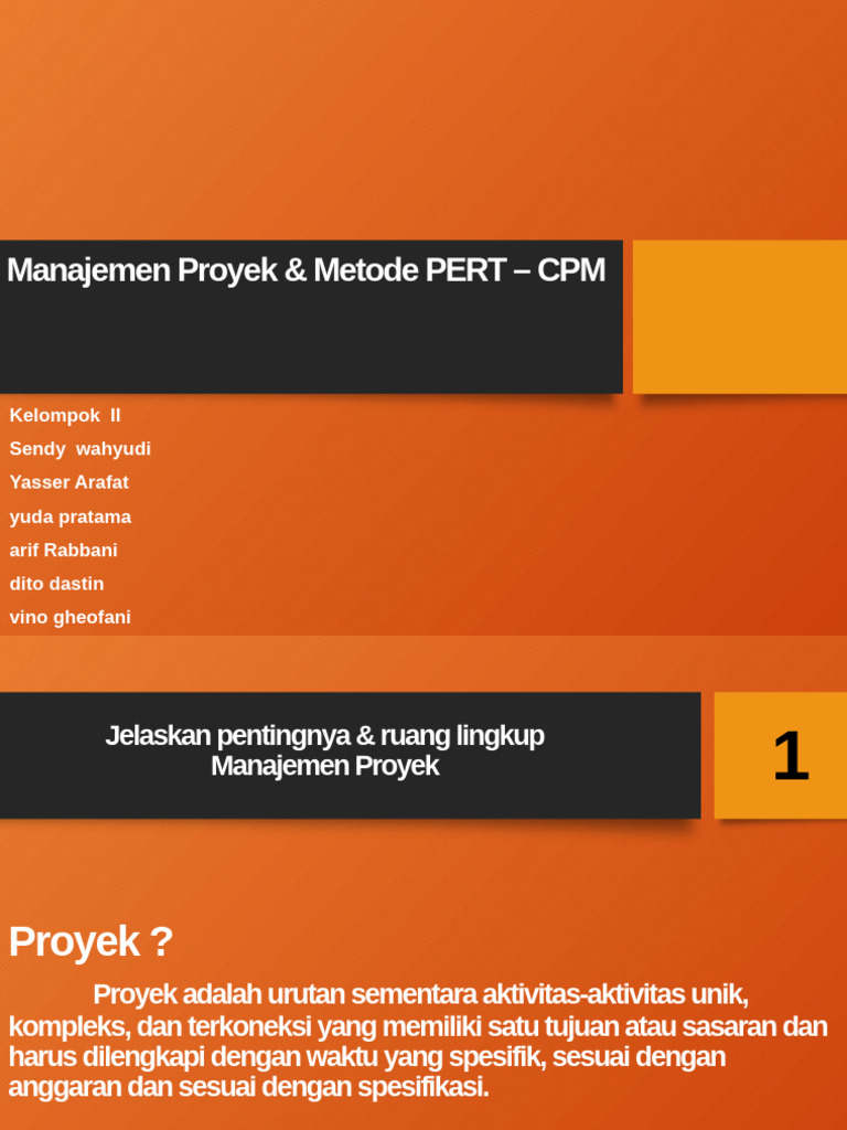 Manajemen Proyek | PDF