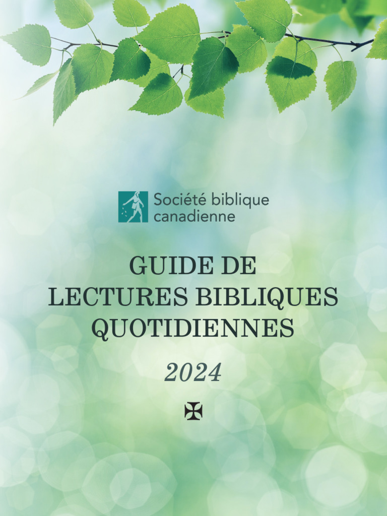 Guide Lecture Biblique 2024 | PDF