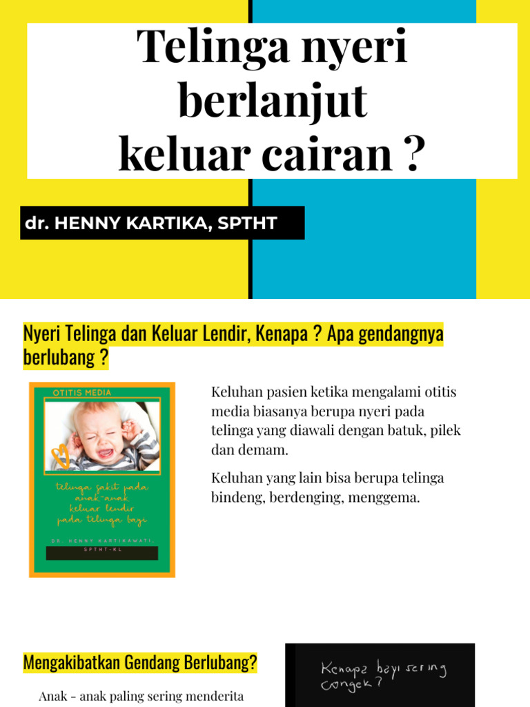 Infeksi Rongga Telinga Tengah - Otitis Media | PDF