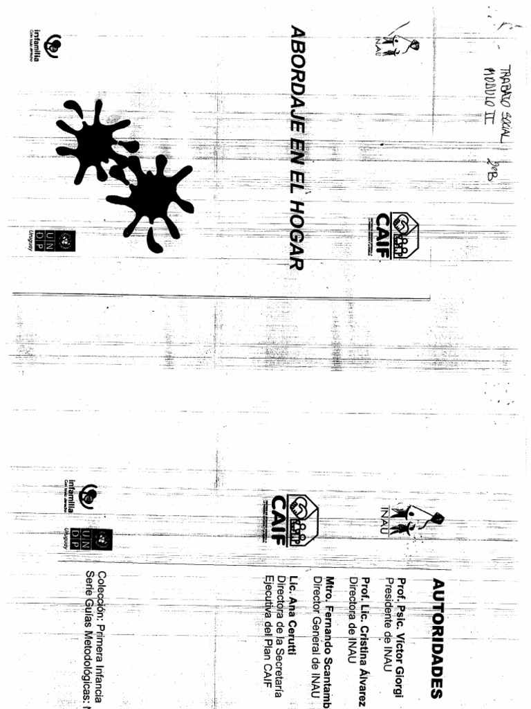 Abordaje en El Hogar CAIF | PDF