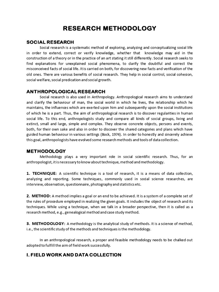 Research Methodology | PDF