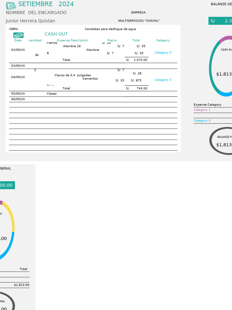 Caja Chica Del Informe 8 | PDF