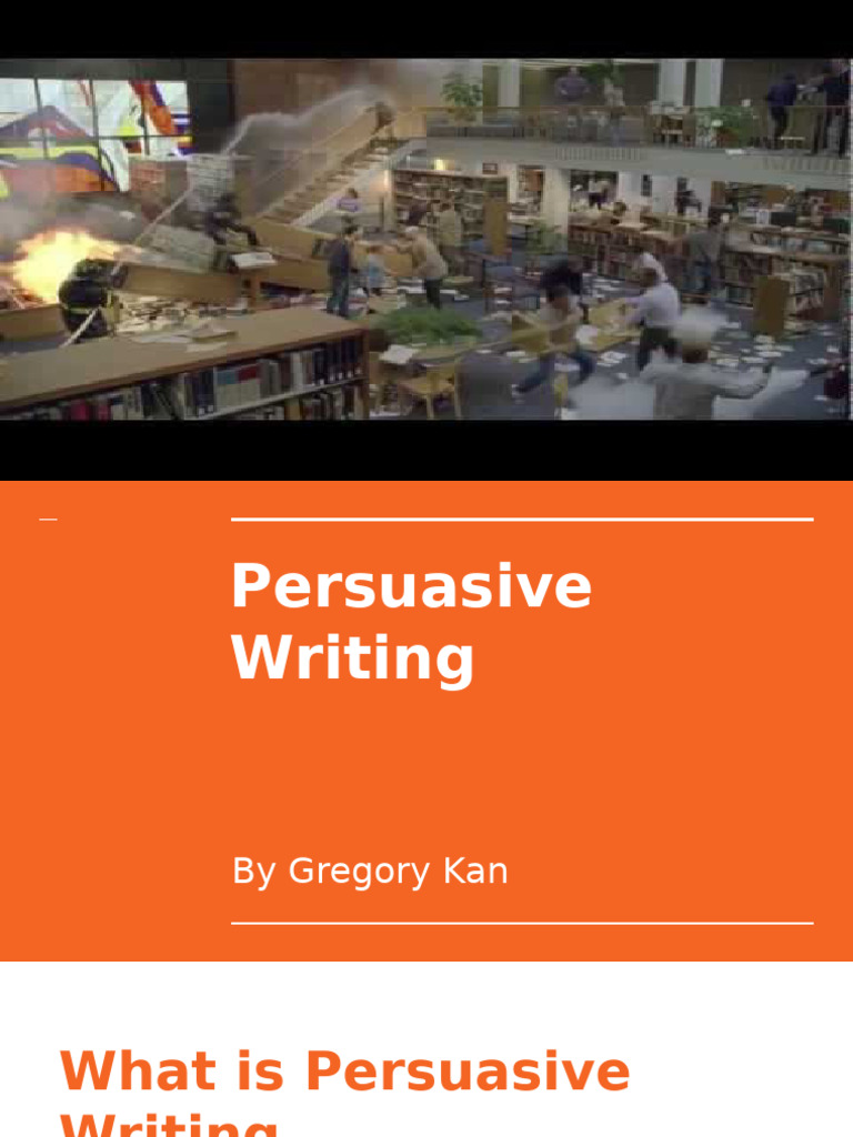 Persuasive Writing | PDF