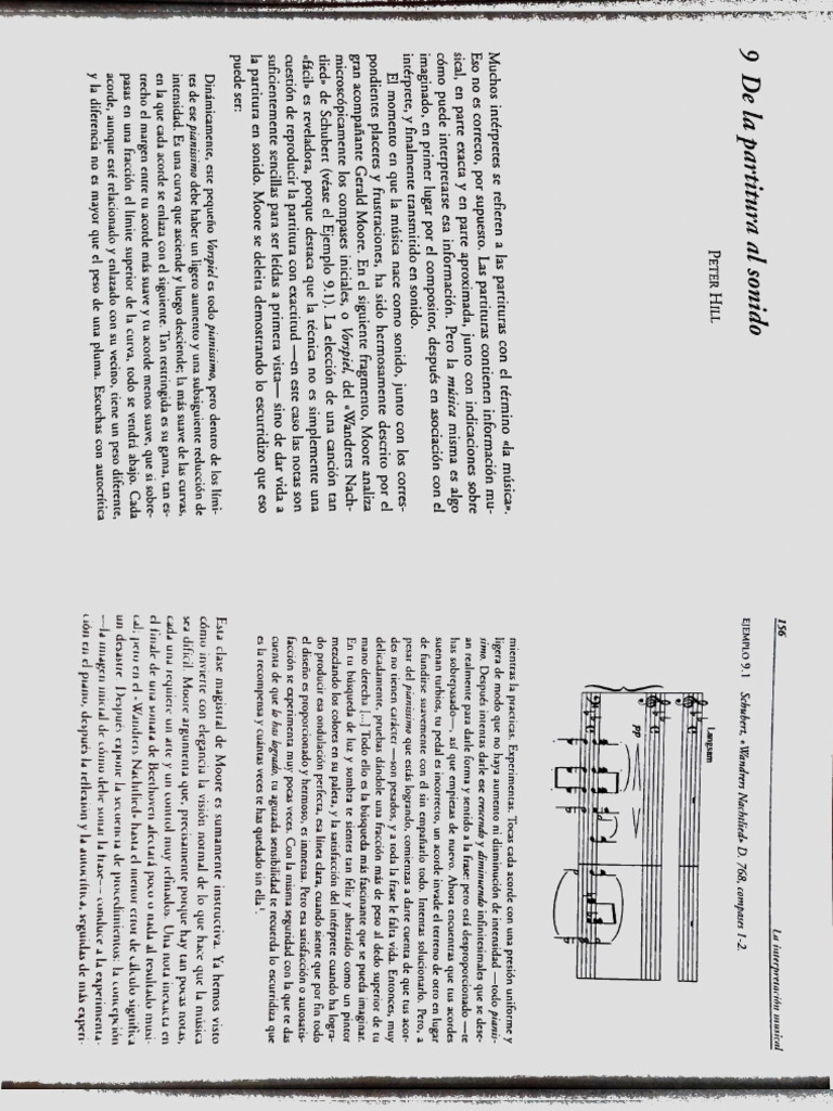 Hill 2002 - de La Partitura Al Sonido | PDF