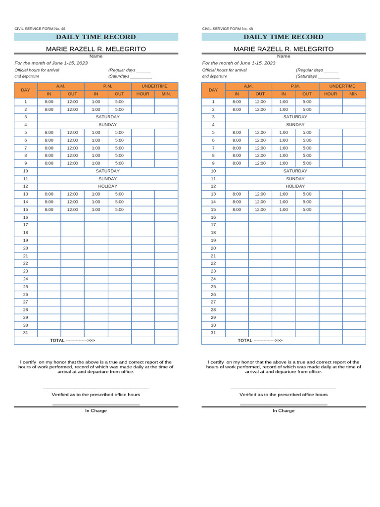 DTR APRIL 2024 | PDF