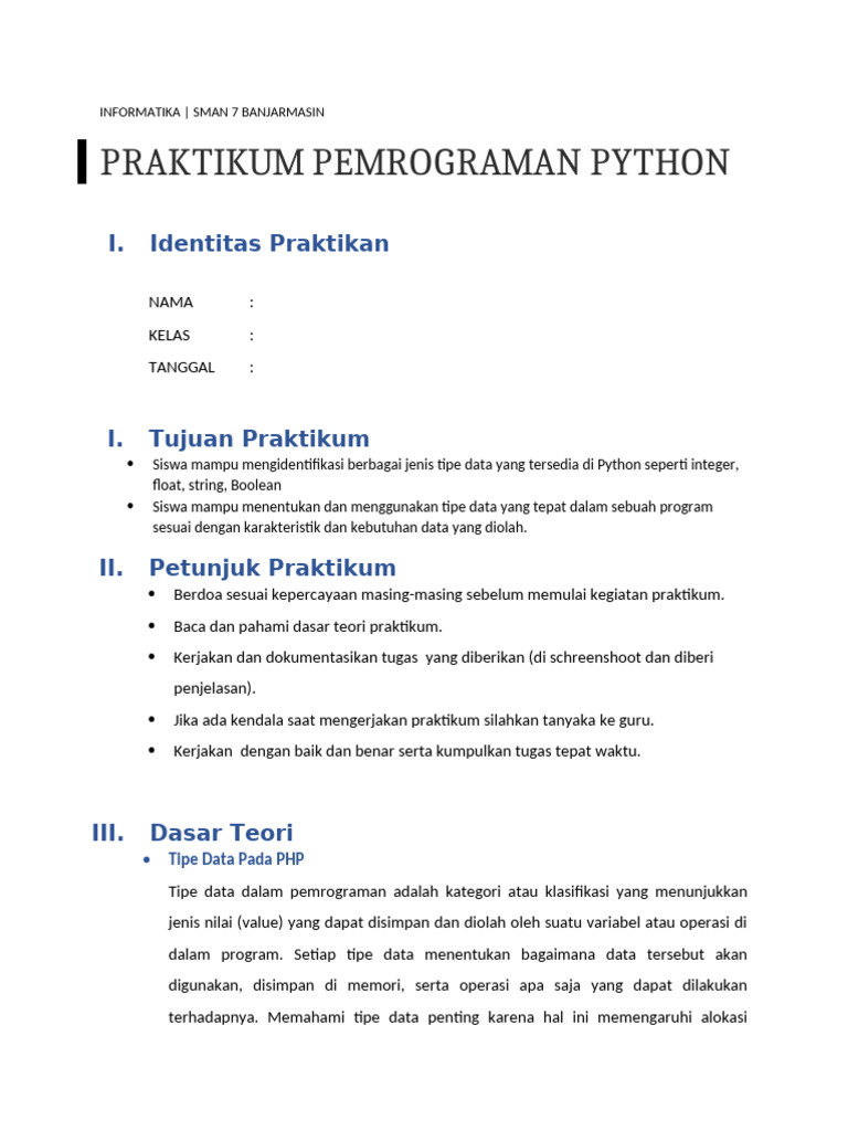 LP2 Pemrograman Python | PDF