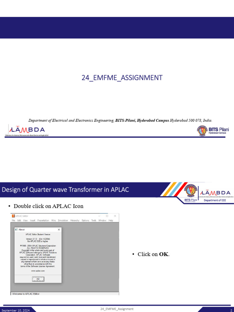 APLAC Tutorial | PDF