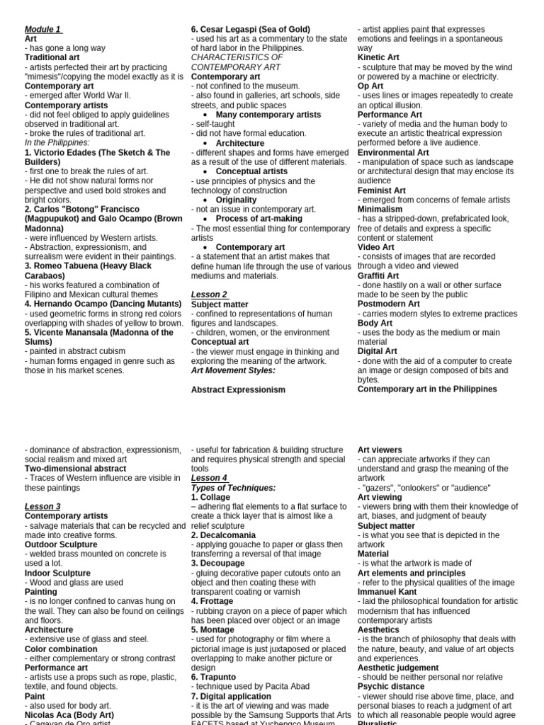 CPAR Reviewer Q1 | PDF