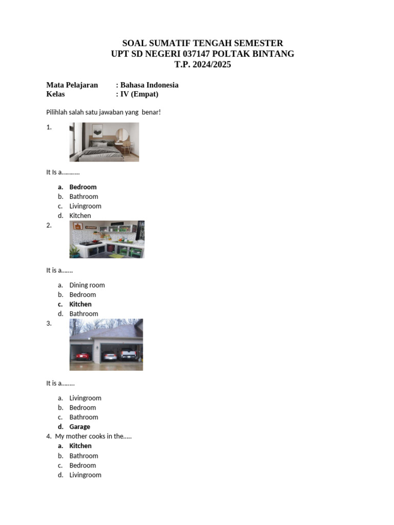 STS B Ing 2024 Sem 1 | PDF