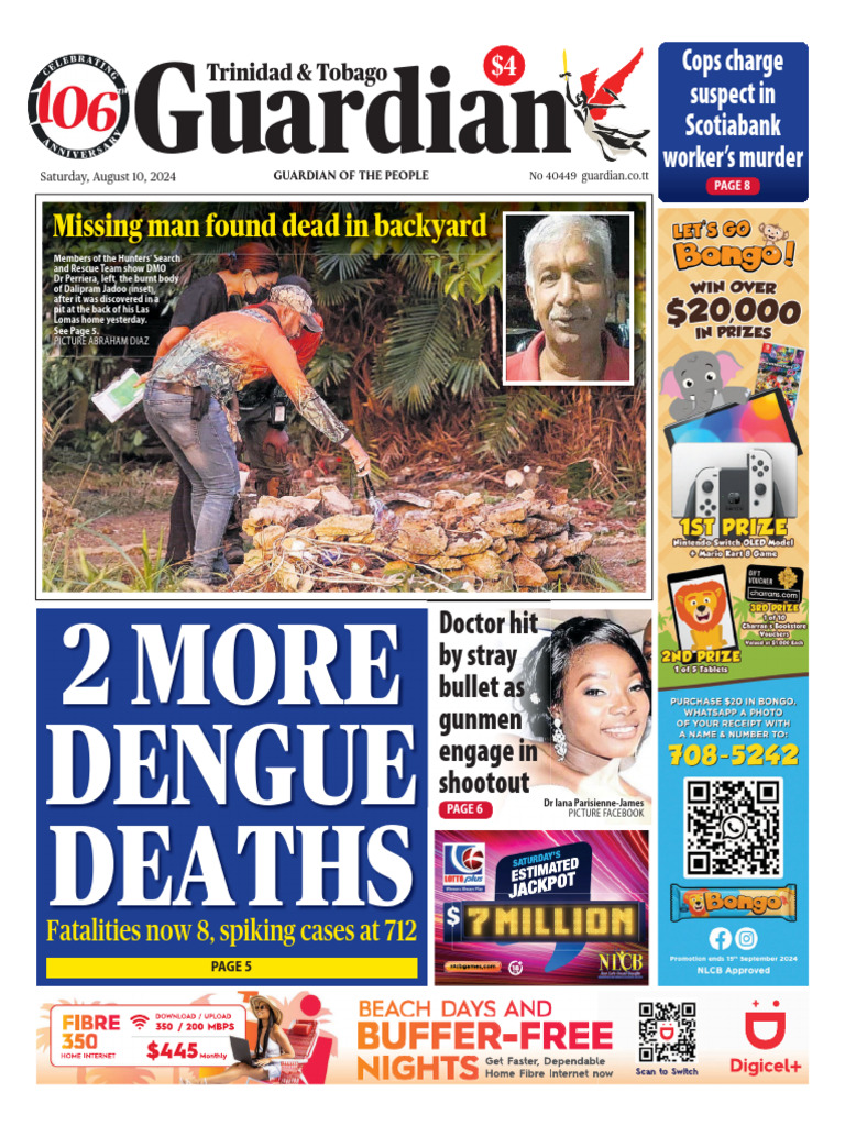 Saturday Guardian - August 10, 2024 | PDF