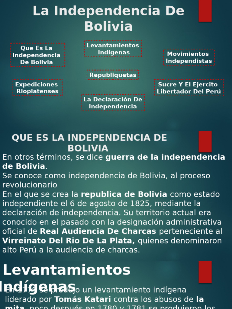 La Independencia de Bolivia | PDF