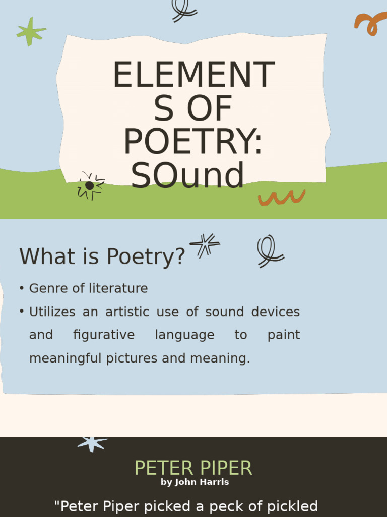 Elements of Poetry | PDF