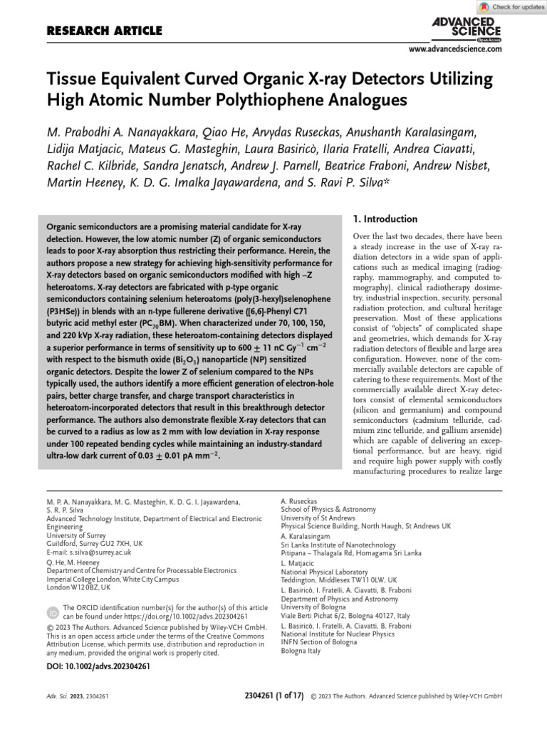 Advanced Science - 2023 - Nanayakkara - Tissue Equivalent Curved ...