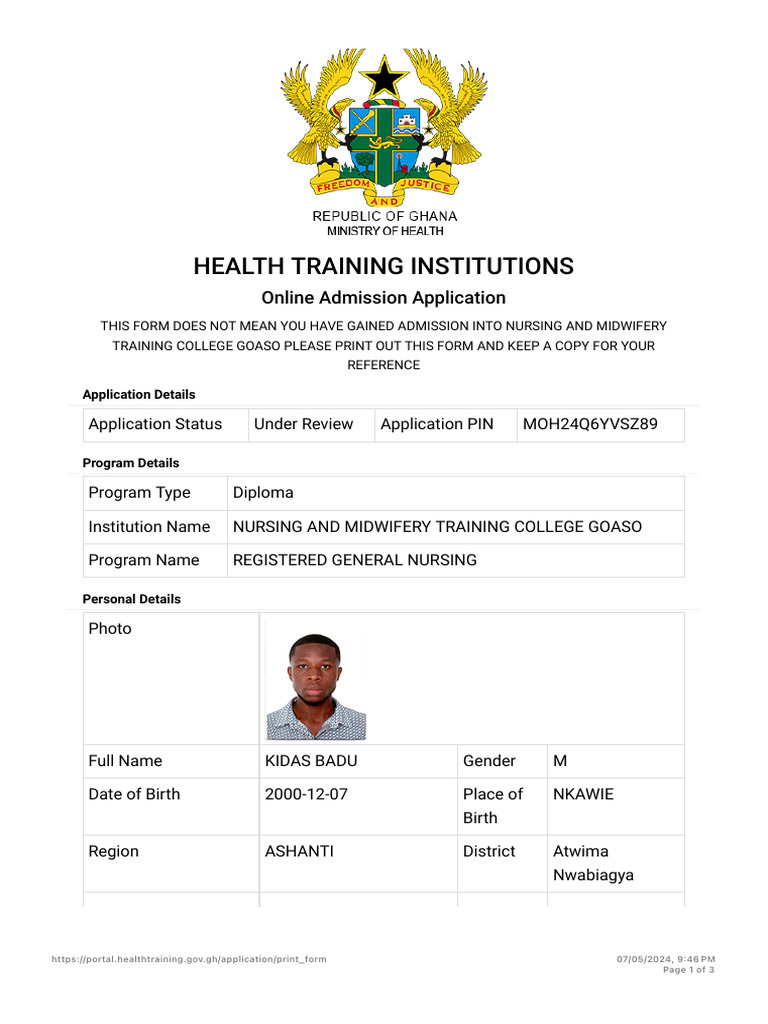 Application Form - Preview - HTI Portal | PDF