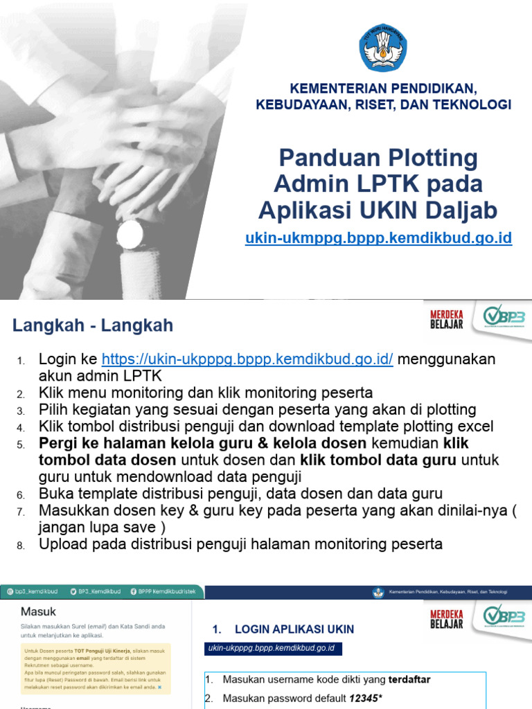 Panduan Plotting Admin LPTK Daljab | PDF