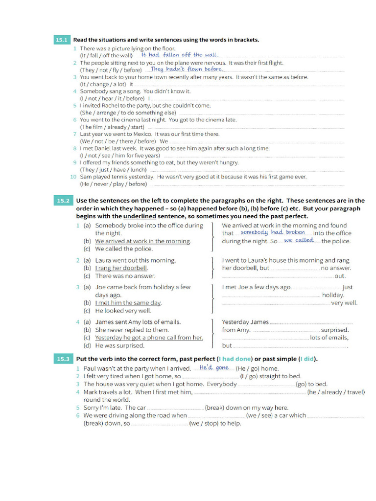 #9 Past Perfect | PDF