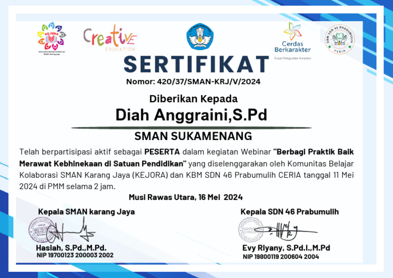 Diah Anggraini, S.PD | PDF